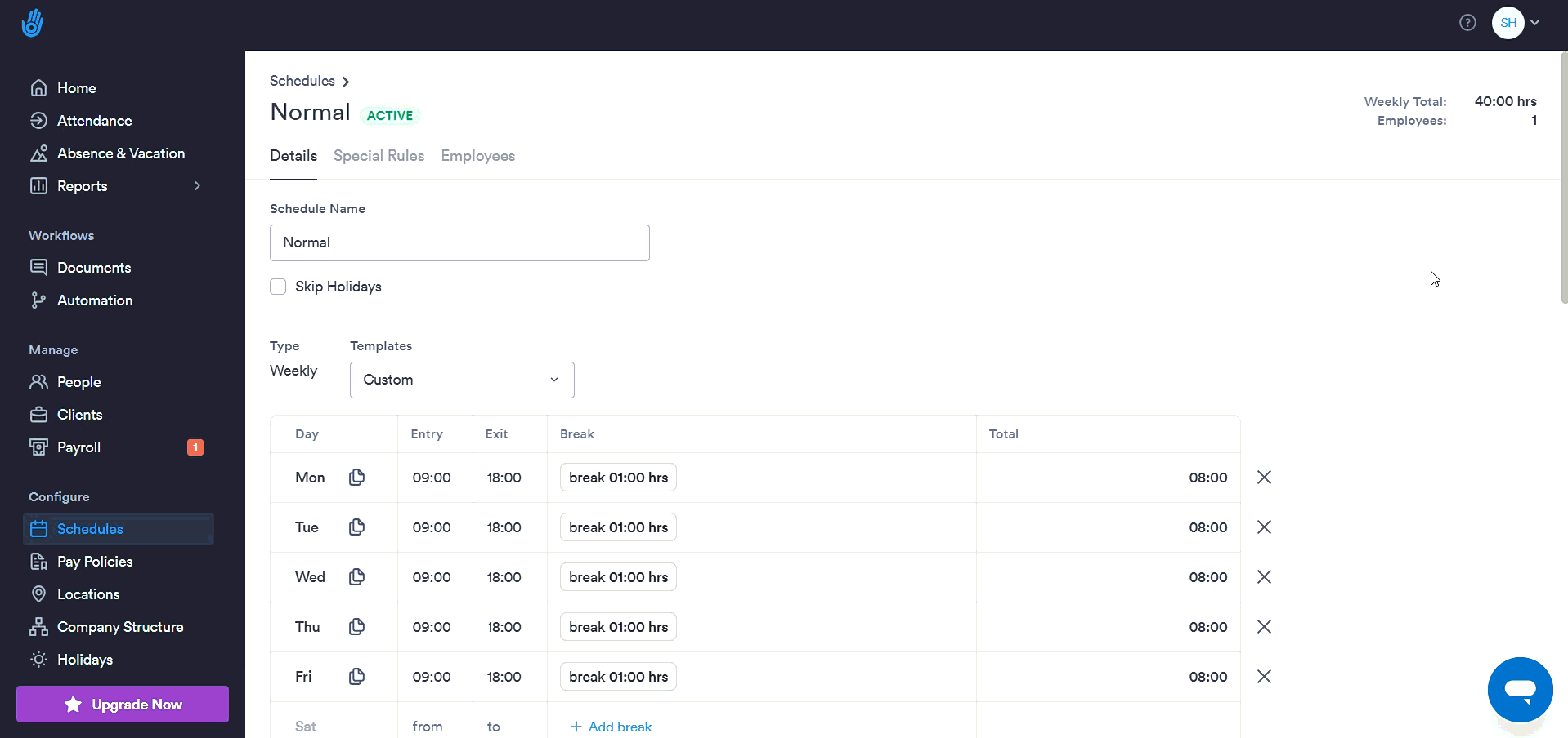 Retroactive Schedule Change: How to do it? – Day.io